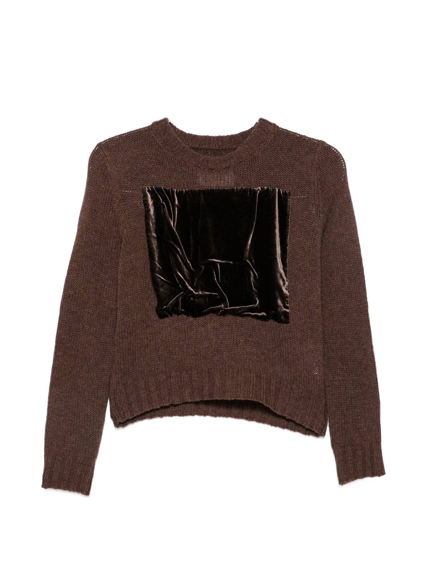 Свитер Velvet-patchwork sweater