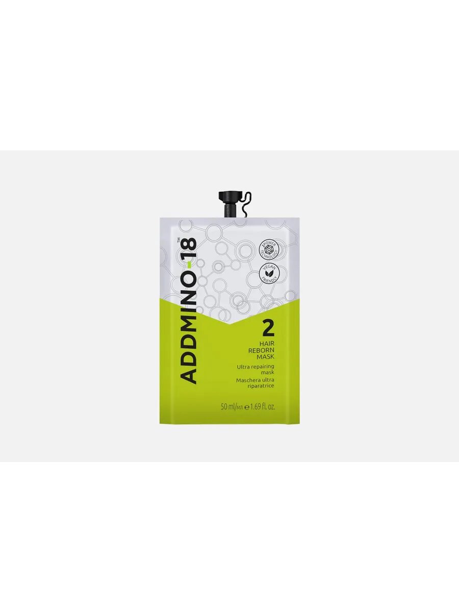 Восстанавливающая маска для волос ADDMINO-18 2 HAIR REBORN 50 мл