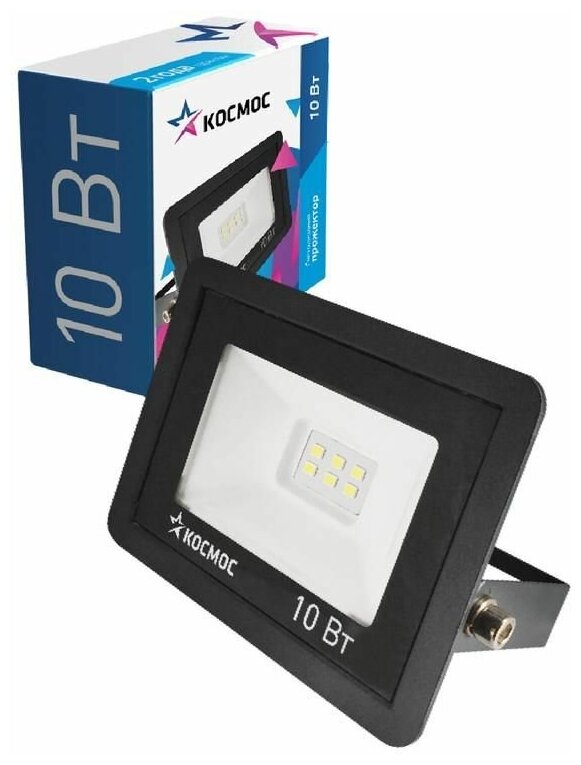 Прожектор светодиодный 10Вт 6500К IP65 800лм космос K_PR5_LED_10