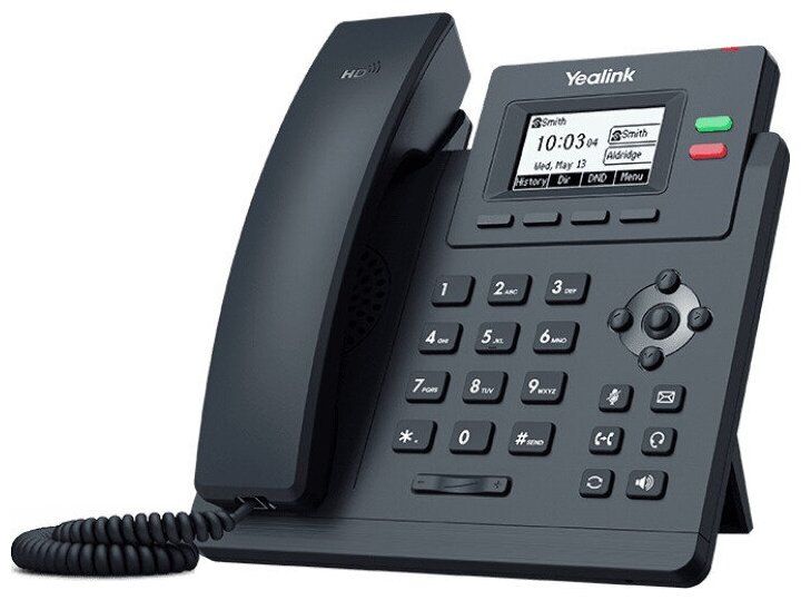 IP телефон Yealink SIP-T31G (2 SIP, 2,3", GigE, PoE)