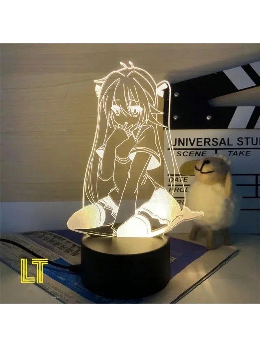 3D ночник Hatsune Miku, 7 цветов, подарок для детей, коллекция для любителей аниме