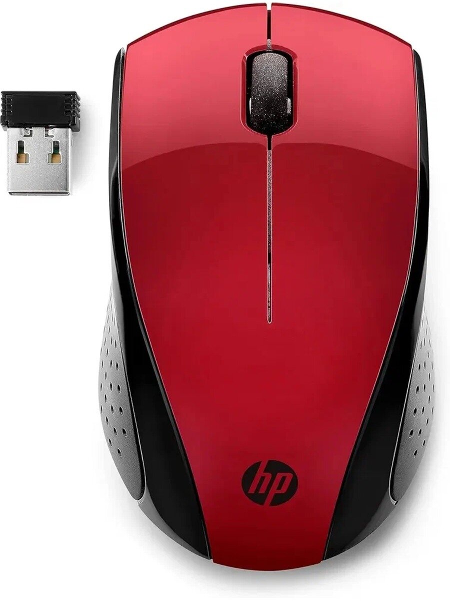HP Мышь беспроводная, красный классический вариант модели базовый вариант модели