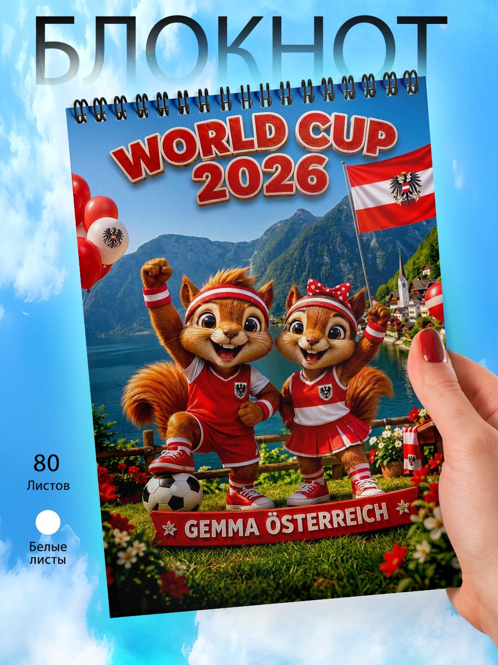 Блокнот А6 - Чемпионат Мира 2026 - Австрия