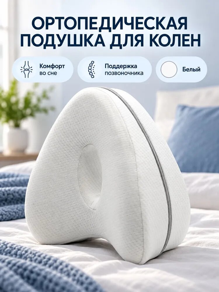 Подушка для беременных и кормящих 1 шт полиуретан Средняя жесткость гипоаллергенная, с эффектом памяти
