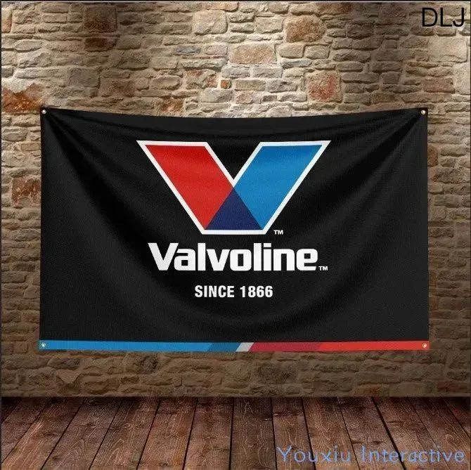 Флаг плакат баннер Valvoline Instant Oil