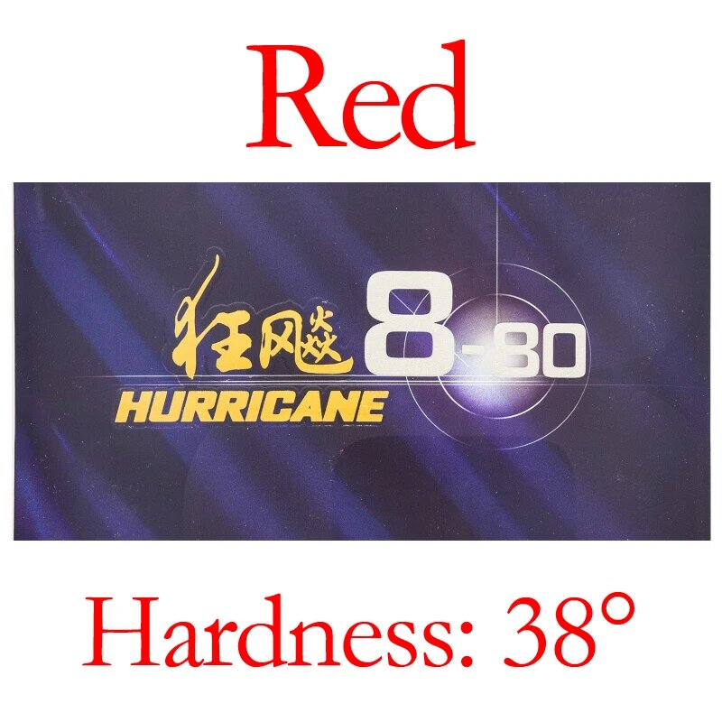 Резина для настольного тенниса DHS Hurricane 8-80 Red H38 T2.1
