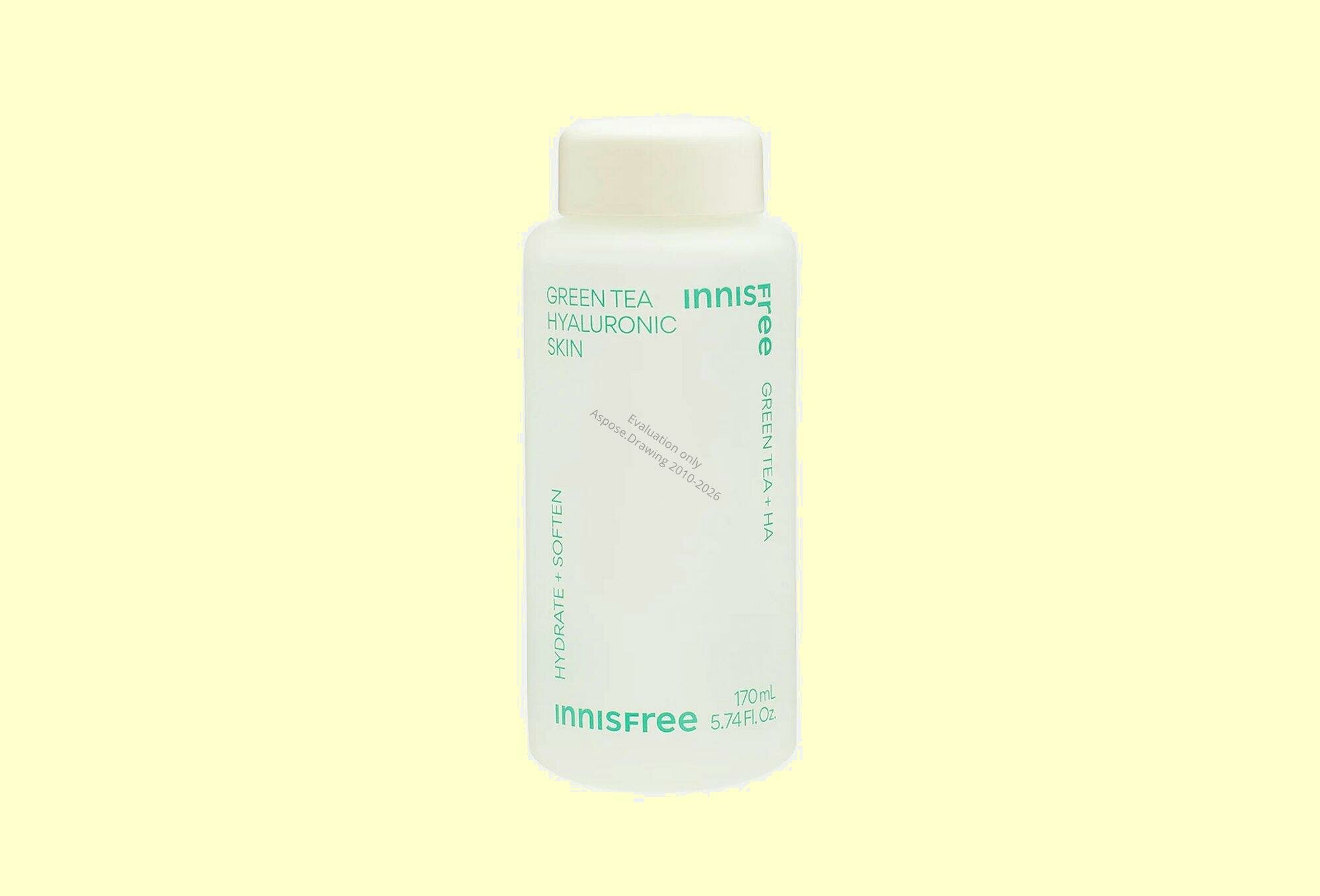 Тонер для лица Innisfree "Green Tea Hyaluronic", с экстрактом зеленого чая и гиалуроновой кислотой, 170мл