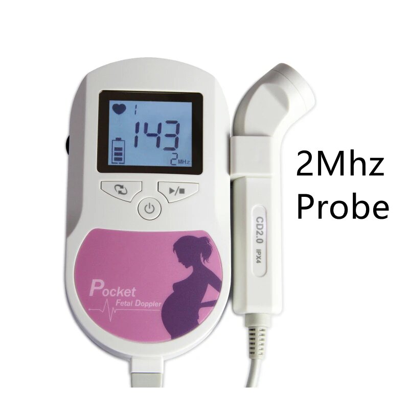CONTEC Baby Sound C1 Фетальный допплер 2/3/8 МГц soundC pink 2M