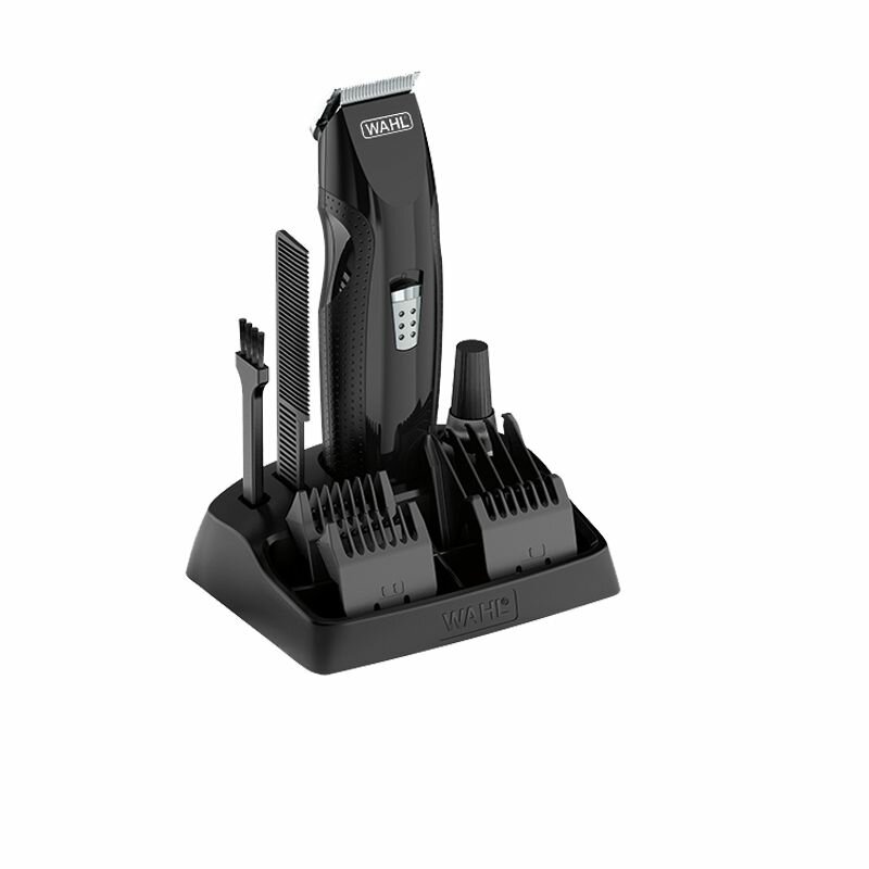 Триммер для бороды и усов Wahl Mustache & Beard 5606-508, на батарейках, 4 насадки, длина 1.5-12 мм