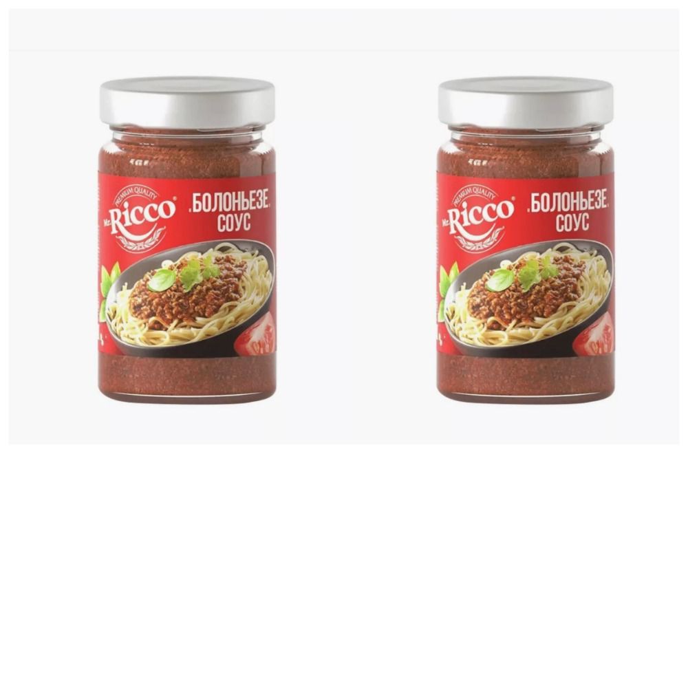 Mr.Ricco Соус Болоньезе, 320 г, 2 шт/