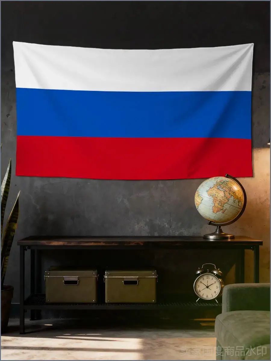 300-200 Российский флаг, гобелен с плакатной росписью, материал из полиэфирного волокна