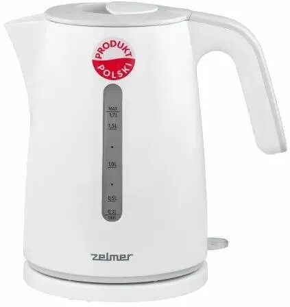 Чайник электрический Zelmer ZCK7621S, 1.7л, пластик