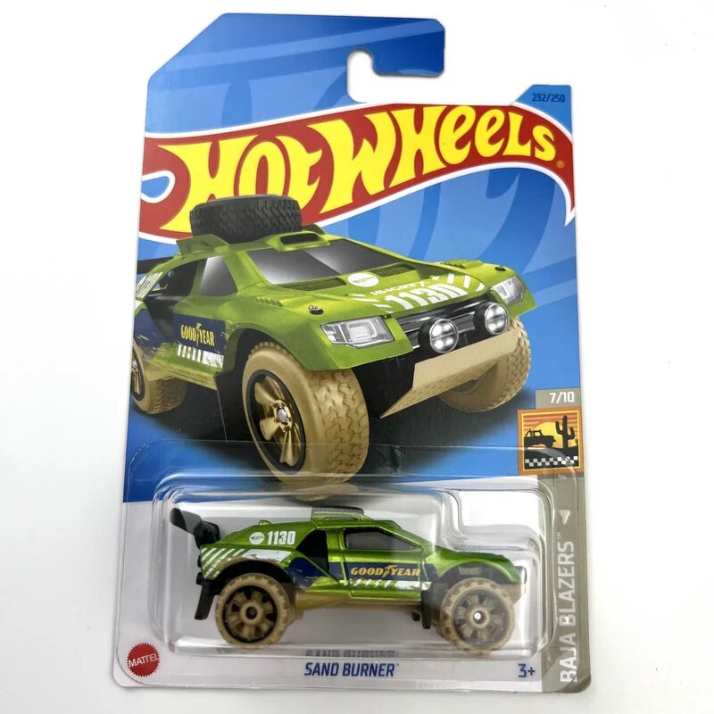 Hot Wheels Sand Burner, зеленый, 7/10