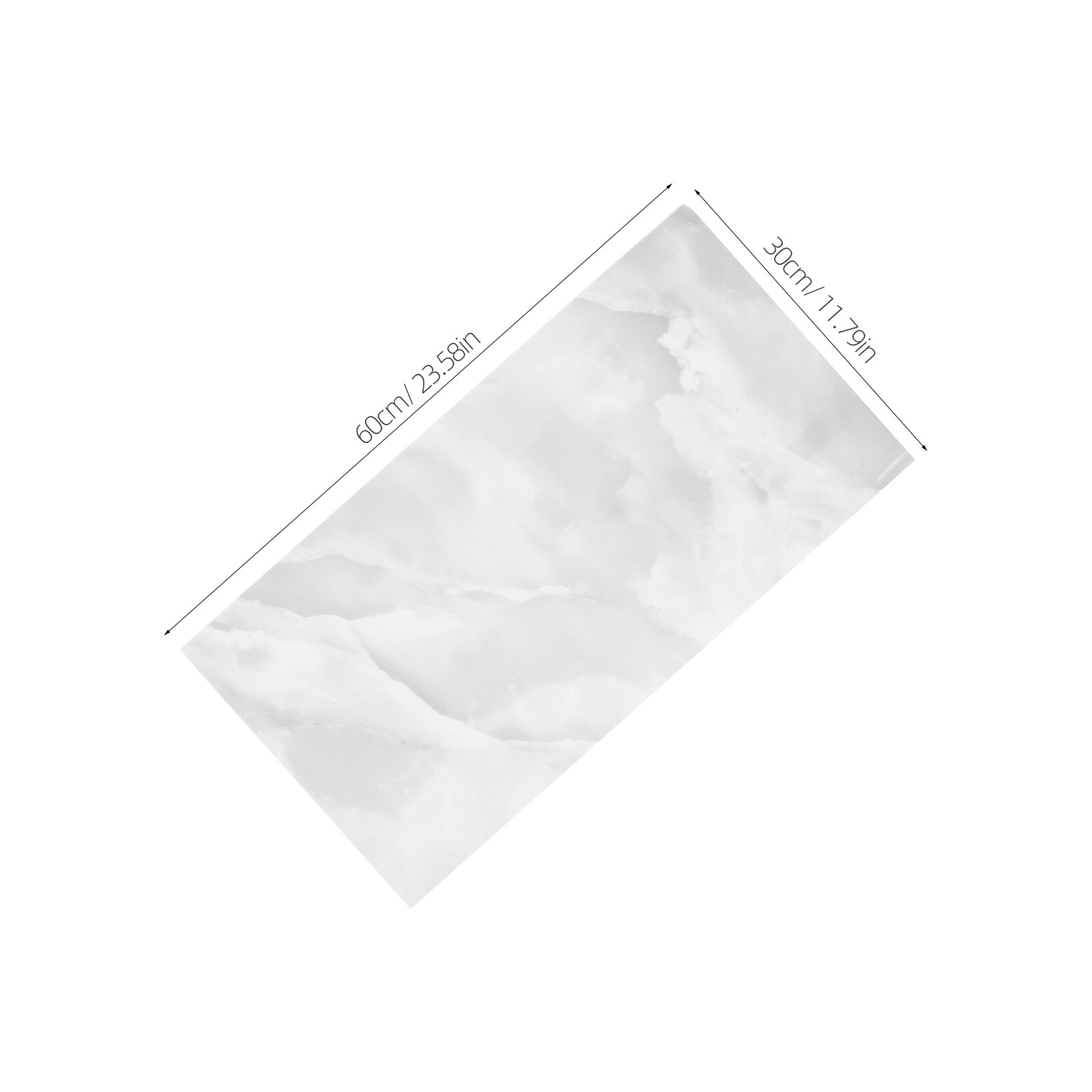 12 Штук Самоклеющиеся Обои Для Ванной Кухни Sticker Tiles Для Интерьера С Реалистичной Текстурой 60.00X30.00X0.20Cm