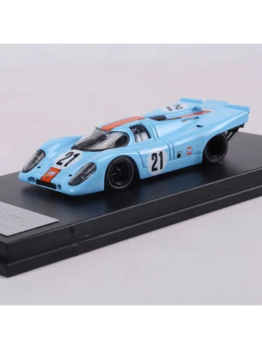 Миниатюрная модель автомобиля из литого металла Порше 917K модель автомобиля Игрушки 1:64 Porsche 917K
