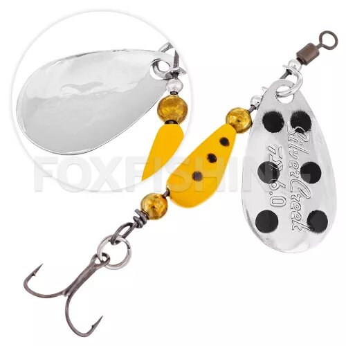 Блесна вращающиеся Daiwa Silver Creek Spinner 6гр. / MUSTARD