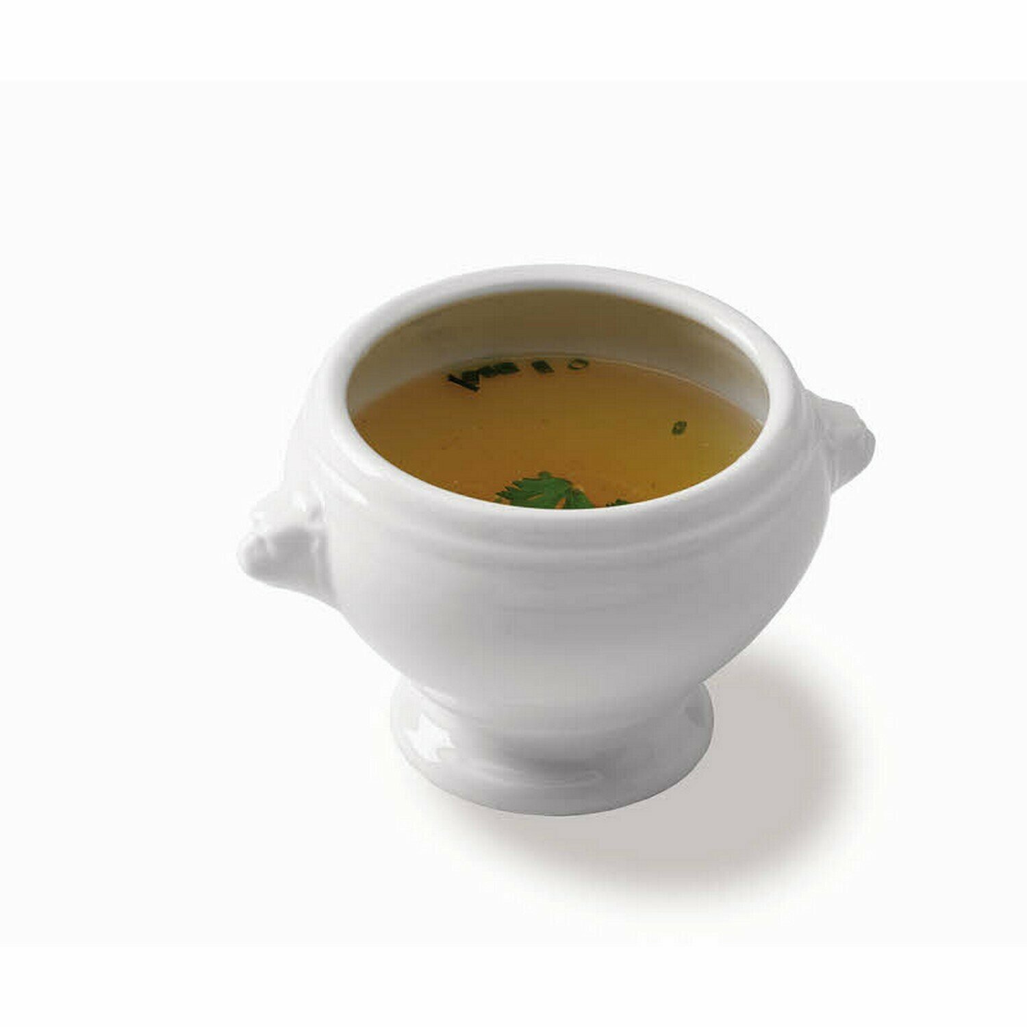 Чашка бульонная Tognana Пати 450мл, 160х100х100мм, фарфор, белый