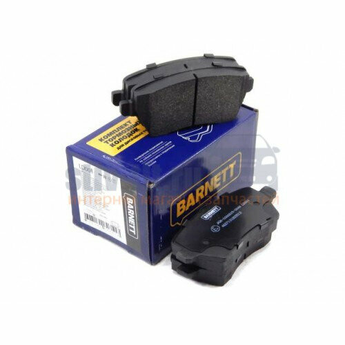 Колодки тормозные передние Barnett для Ларгус 16V, Веста LD001
