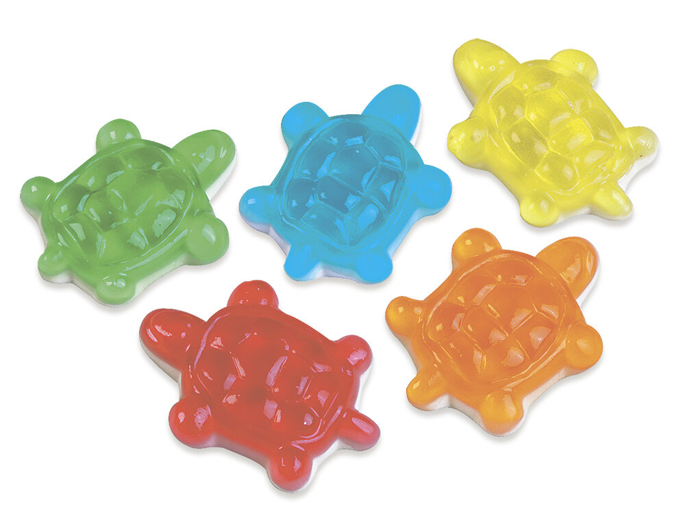 Мармелад жевательный "Черепашки" ягодно-фруктовые 1кг FINI/Испания