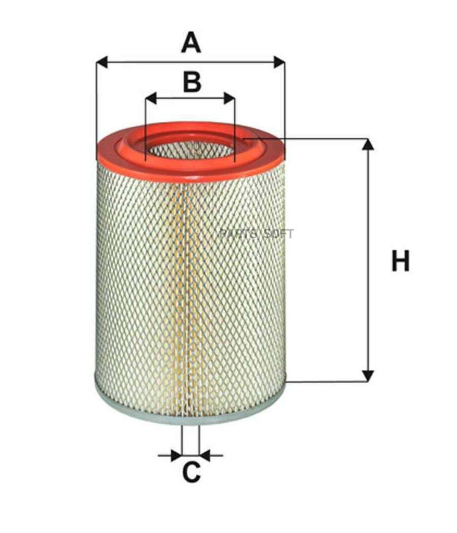 FILTRON AM4113 Фильтр воздушный UAZ Patriot 2.7 4x4, Hunter, 3303