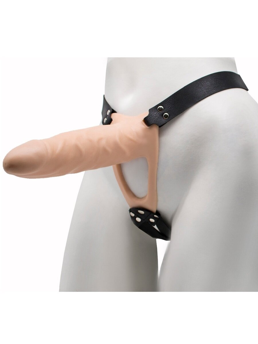 Мужской фаллопротез c удобным поясом + бандаж, 18см