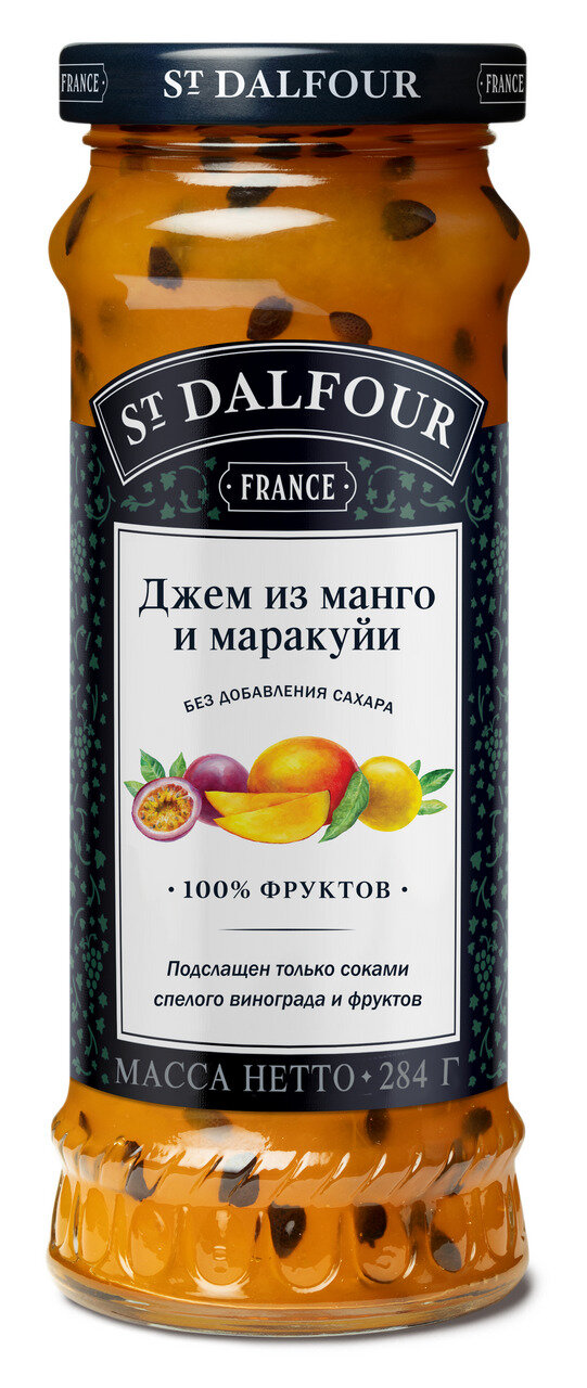 Джем St. Dalfour из манго и маракуйи 284 г x 3 упаковки