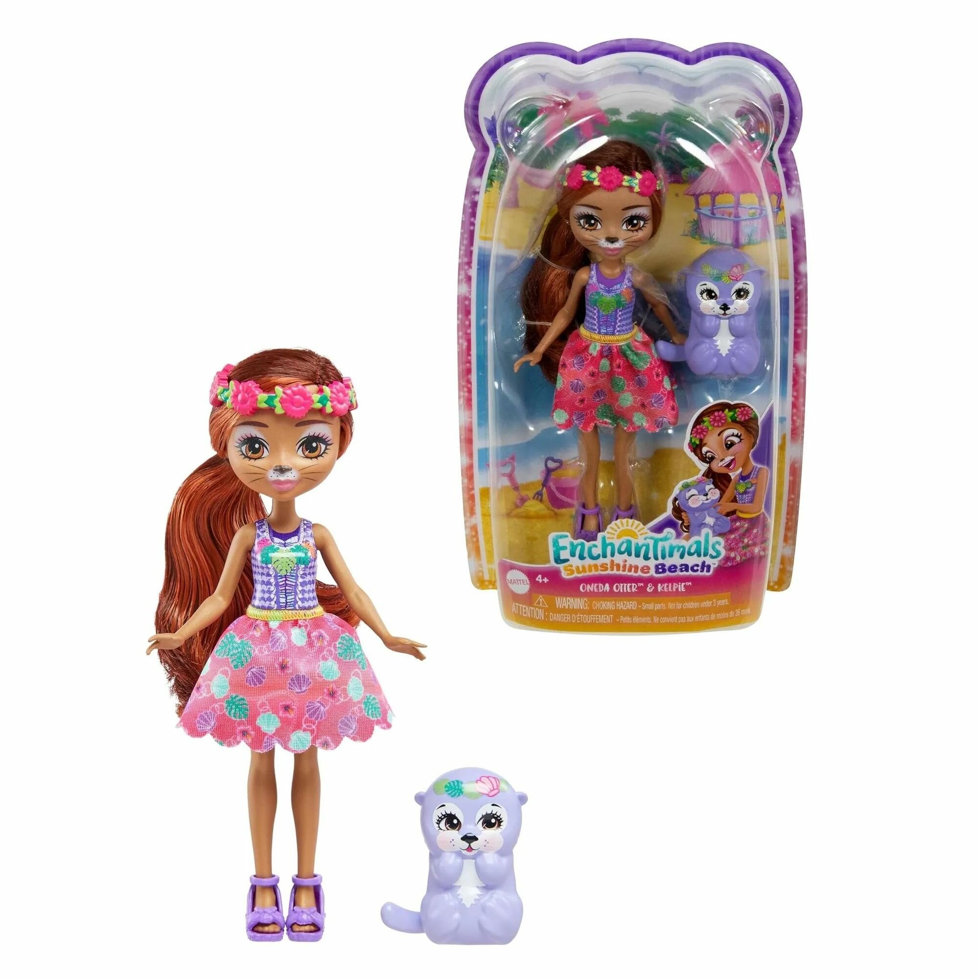 Кукла Enchantimals HXB98 Онеда Выдра и Келпи