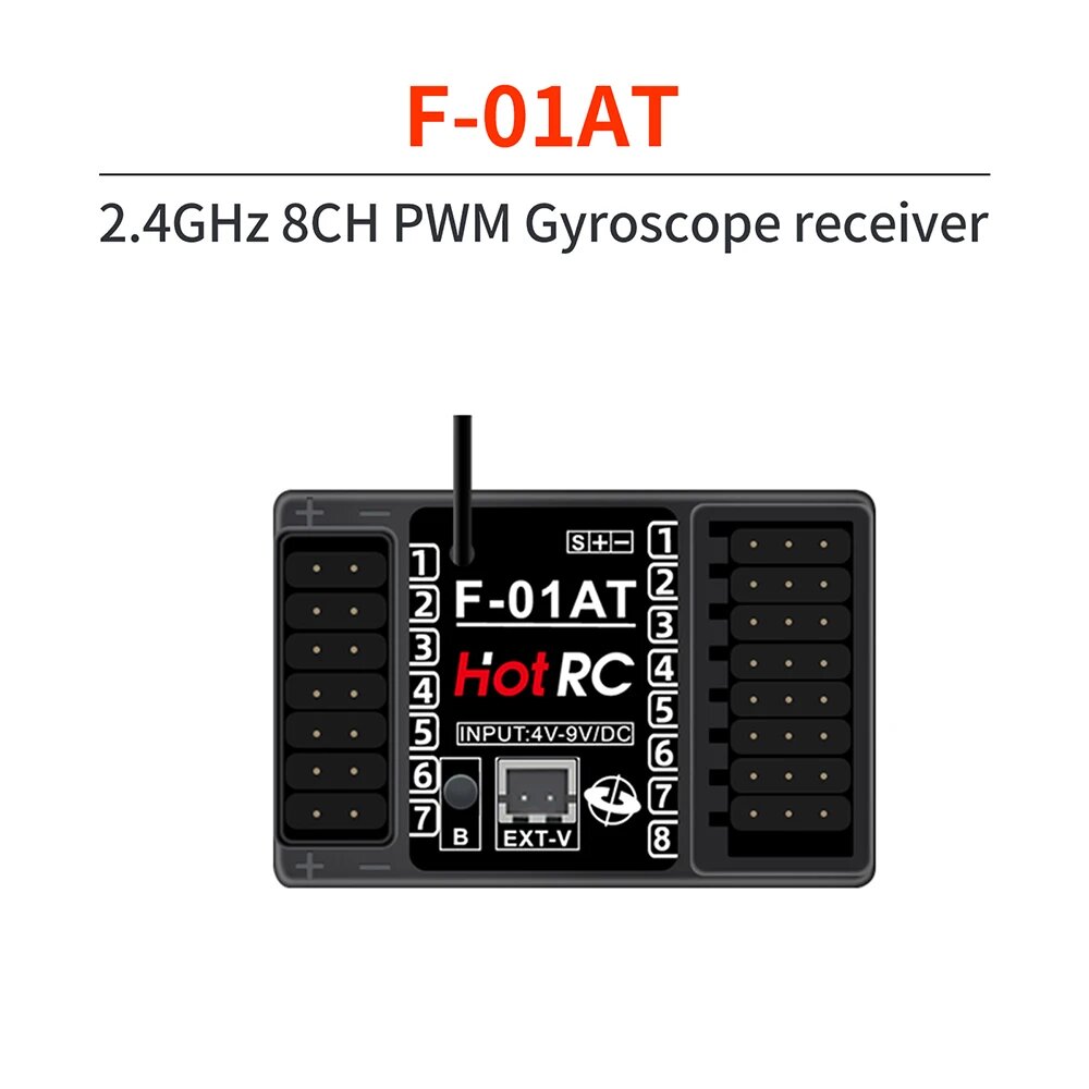 Радиоприемник HotRC 4/5/6/8CH F-01AT