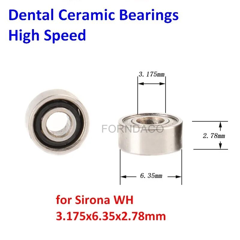 Керамические подшипники FORNDACO для Sirona WH SR144TLZWN 10pcs