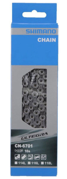 Цепь Shimano Ultegra, 6701, 10 ск, 114 зв, амп. пин (1 шт)