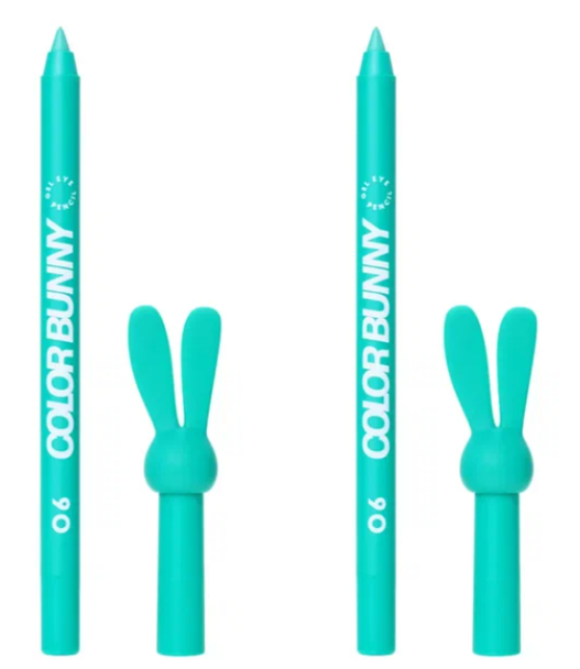 Карандаш гелевый для глаз Love Generation Color Bunny, тон 06 лазурный, 1,3 г, 2 шт