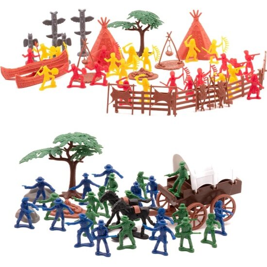 Игровой набор Toy Major VR6499-B Ковбои и индейцы