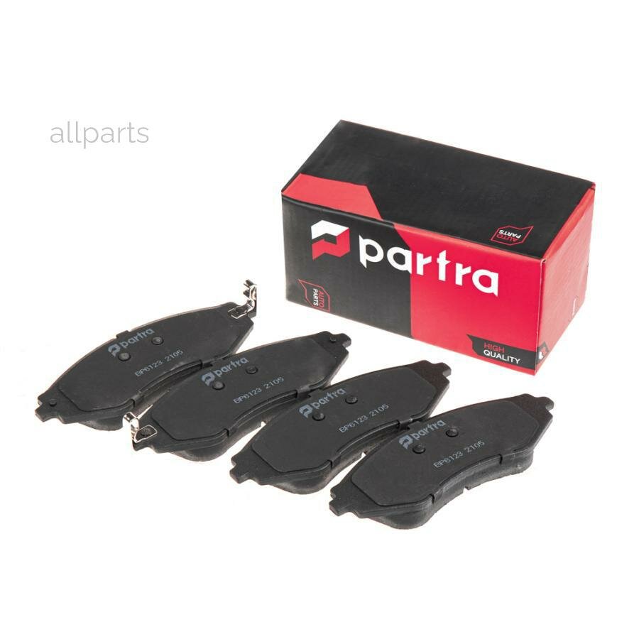 PARTRA BP6123 Колодки тормозные дисковые | перед прав/лев |