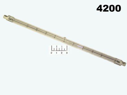 Лампа галогенная 220V 1500W R7S 254мм Космос