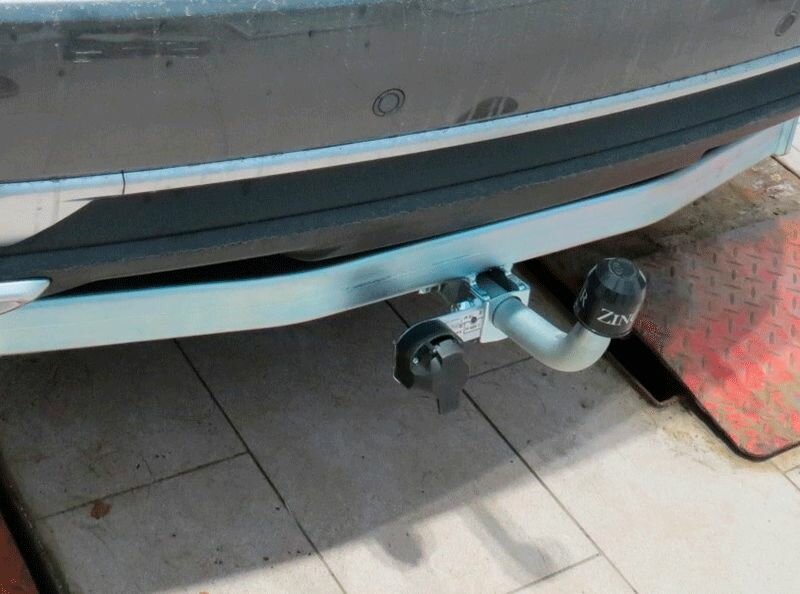 Фаркоп оцинкованный с эл-кой Smart для Changan CS95 с 2023 г. (оцинк. Шар)(паспорт и сертификат в комплекте) ZC101A