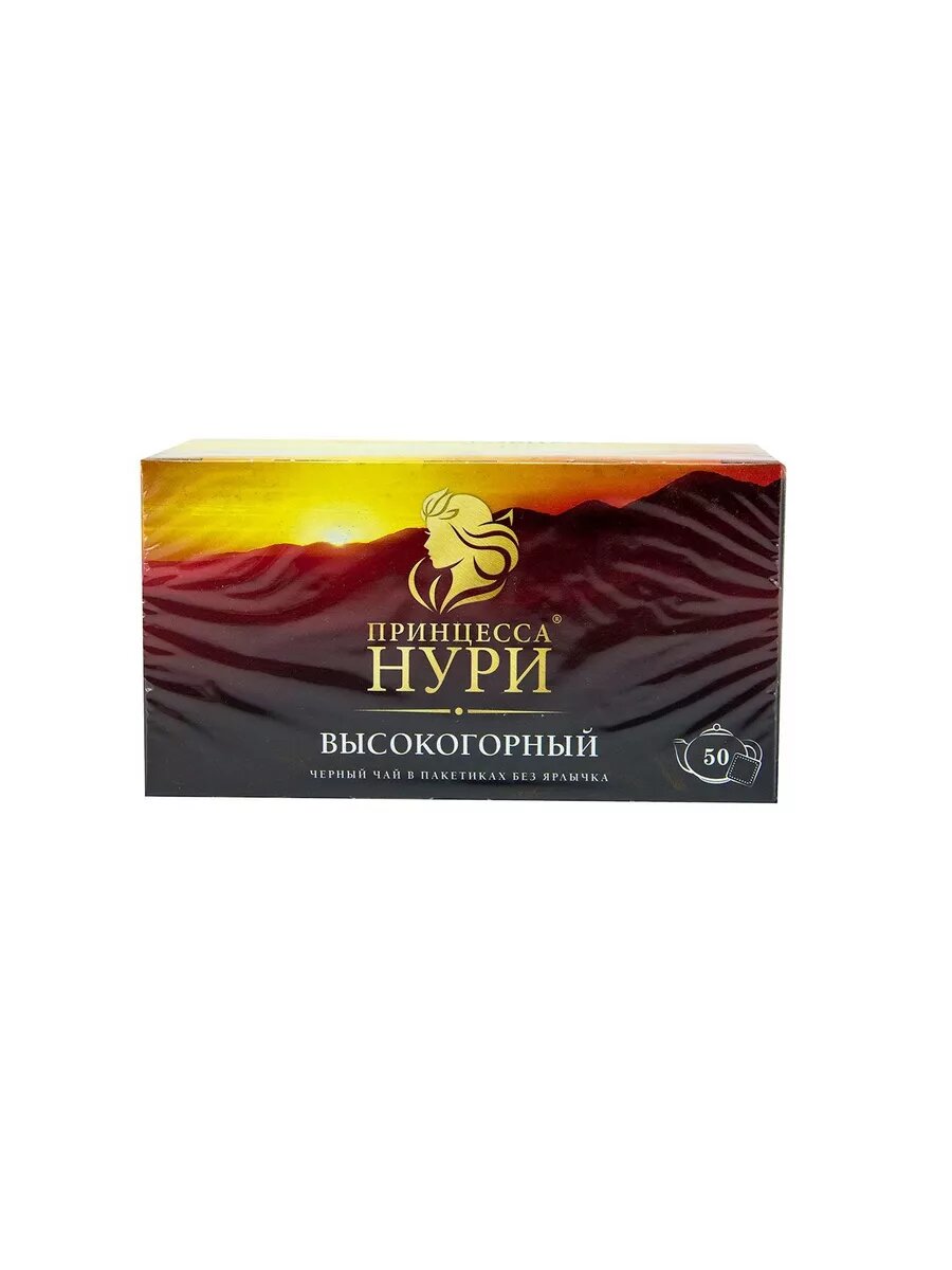 Чай Нури Высокогорный в пакетах, 50 пак б/я