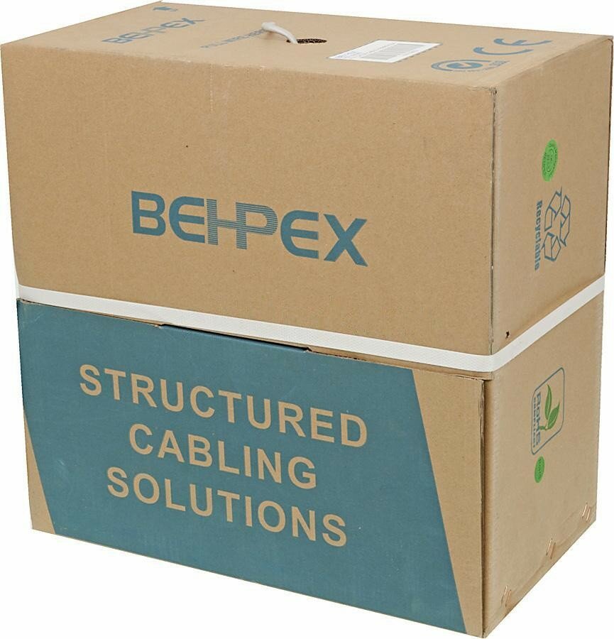 Кабель сетевой FTP 4 пары cat5E solid 0.5мм CCA 305м