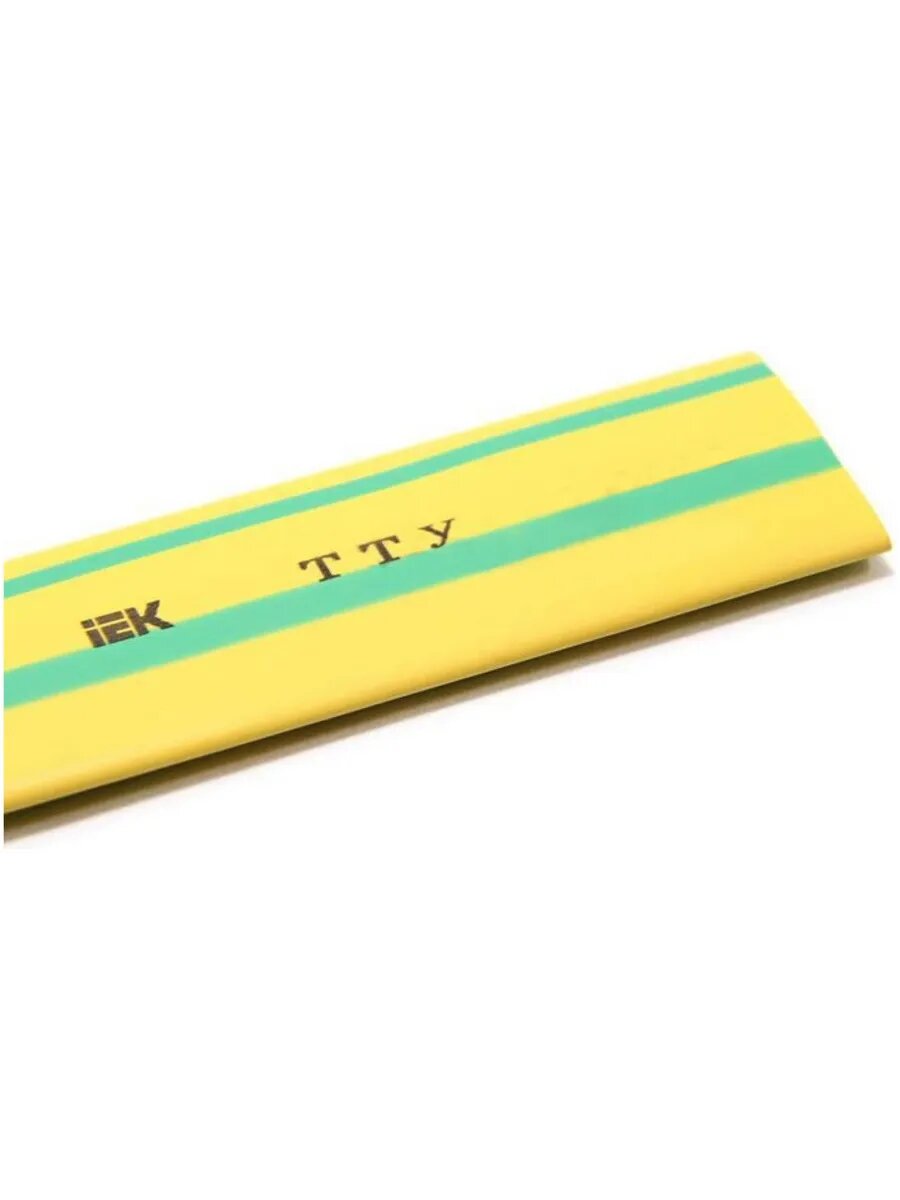 Термоусадочная трубка ТТУ 40/20 желто-зеленая 1 м | код. UDRS-D40-1-K52 | IEK ( 1шт. )