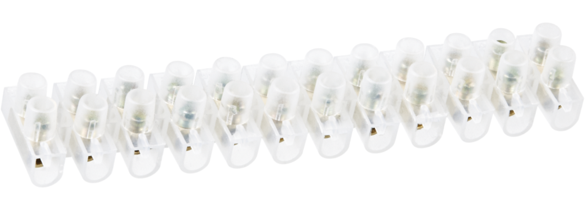 Клеммная колодка Navigator / Навигатор NTB-UPE-S12-60/WH винтовая, в корпусе из термопласта белая, 12 пар, сечение 6-25мм2, 60А, 400В / электрика