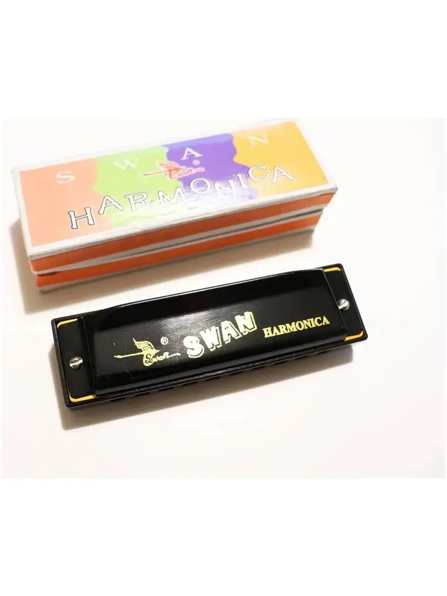 Губная гармошка диатоническая SW1020-4-BK
