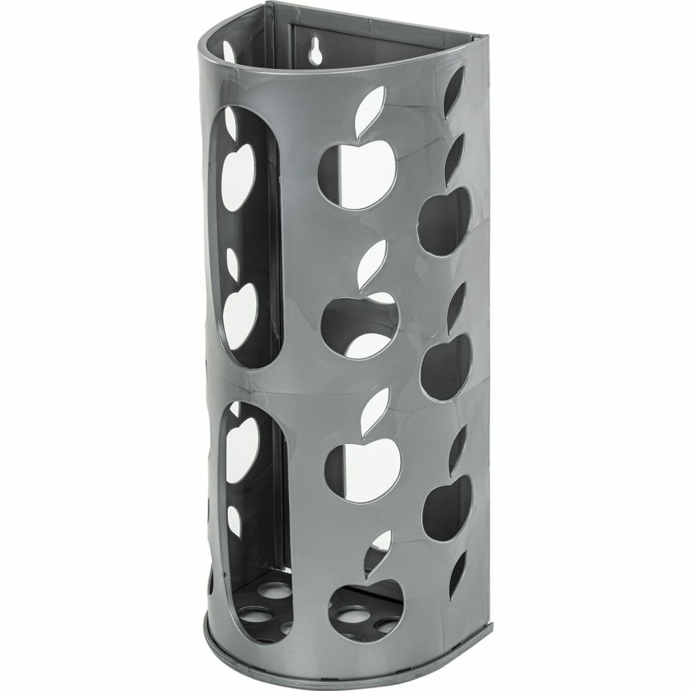 Держатель контейнер корзина для пакетов, мешков, бахил LAIMA Apple