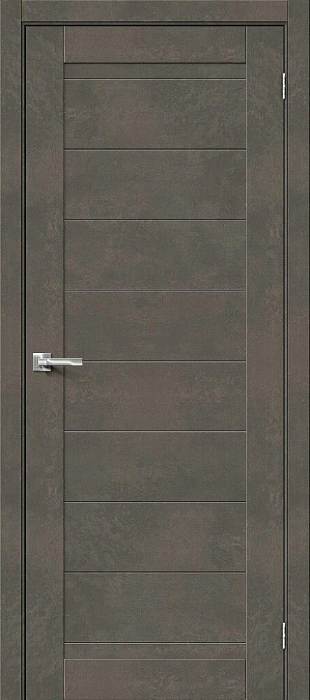 Межкомнатная Дверь Хард Флекс Bravo Браво-21 Brut Beton 600x2000мм (Полотно 1шт) / Браво.