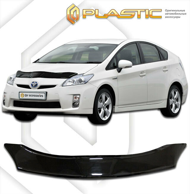 Дефлектор капота Toyota Prius 2009-2016 ZVW30 Classic черный
