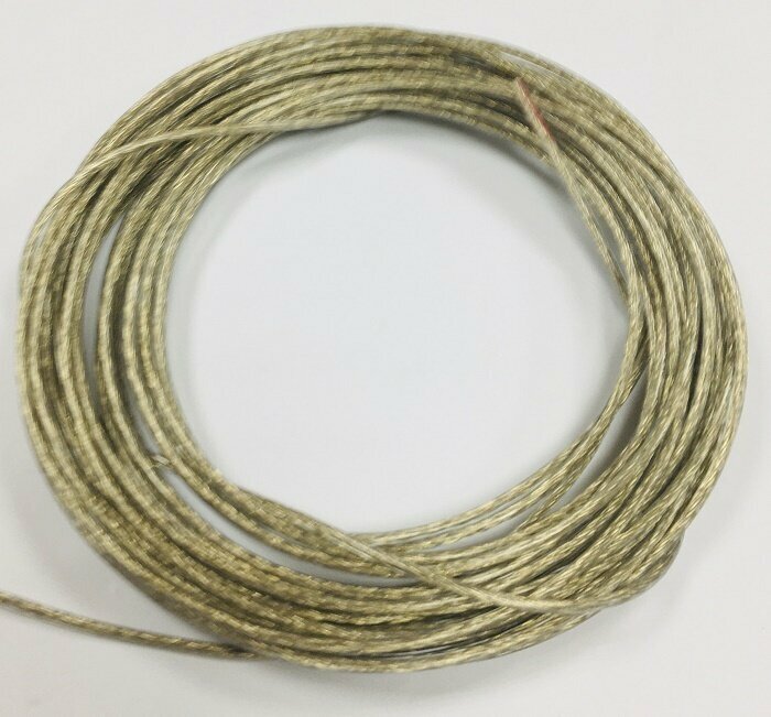 Трос металлополимерный /веревка / шнур / d 4 мм длина 20 метров латунированная сталь с прозрачным полимерным покрытием не ржавеет суперпрочный гибкий легкий ДомовоД ТМП4/20