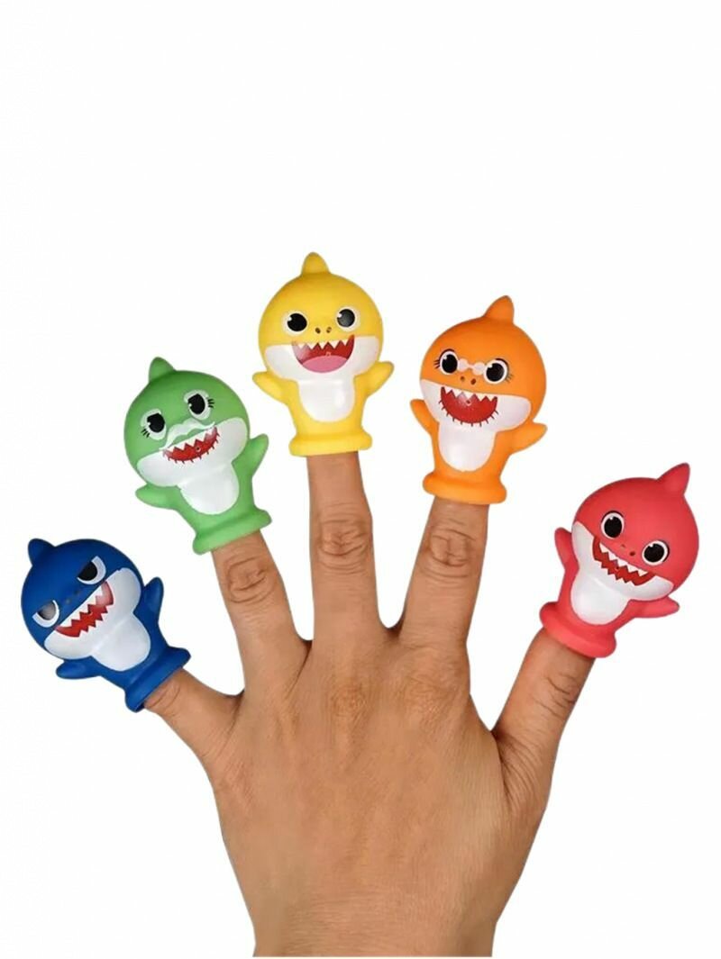 Набор пальчиковых кукол Baby Shark из 5 предметов