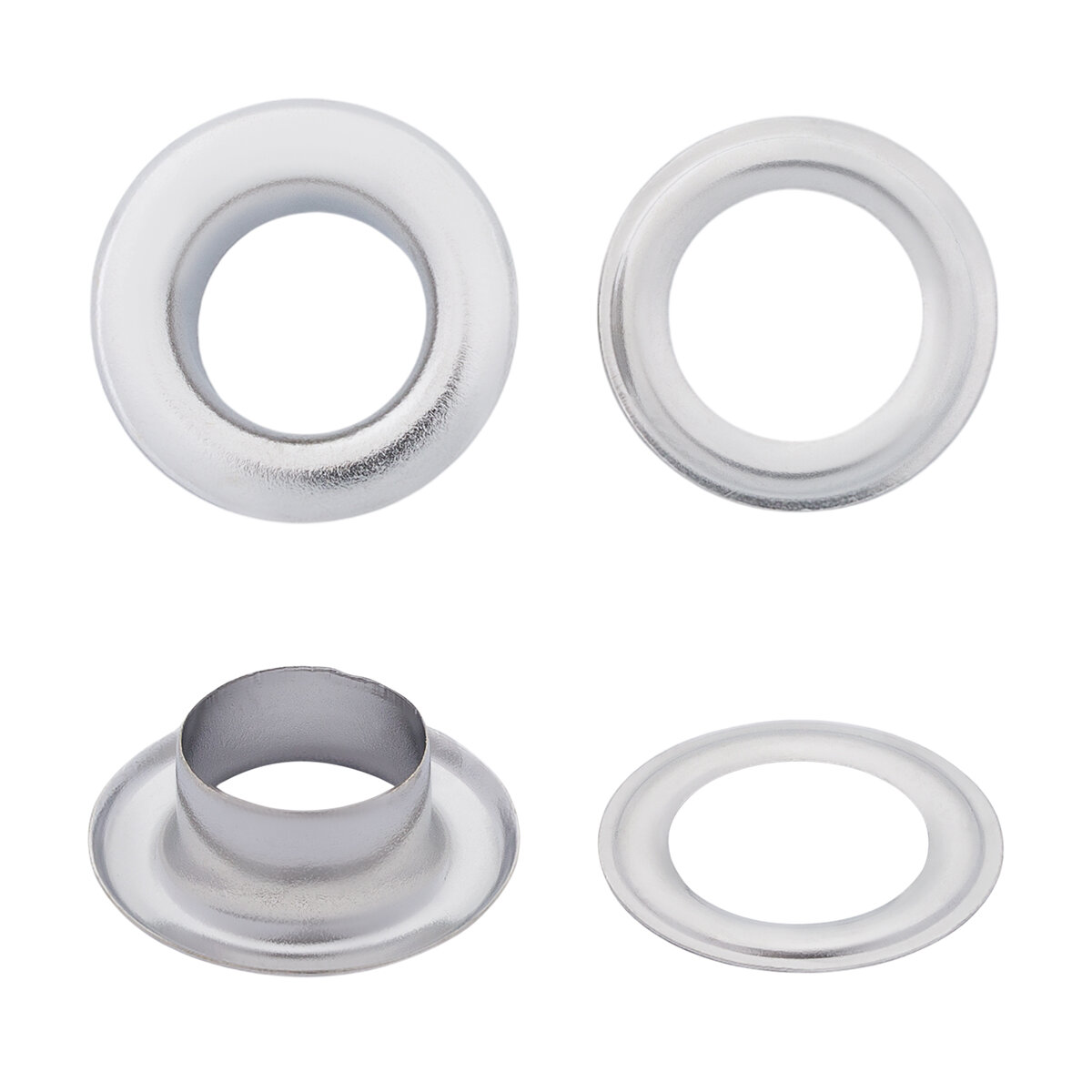 Люверсы для одежды и обуви 8 мм BIG, 1934/35, металл (никель), 100 шт