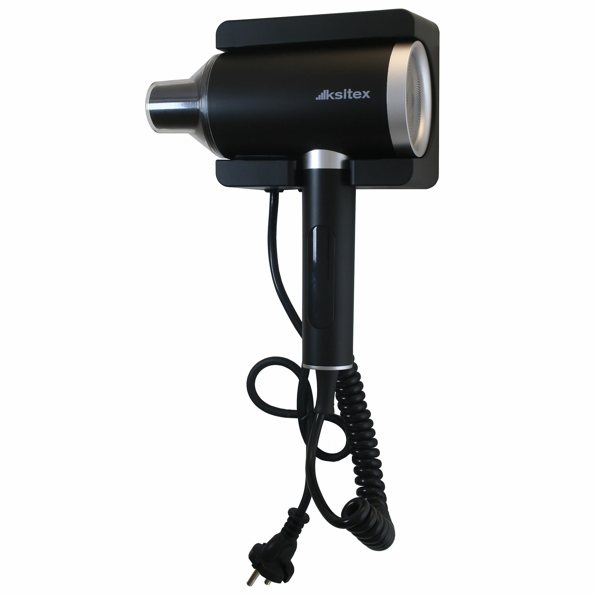 Фен для волос настенный Ksitex F-2000B JET 2000Вт пластик цвет черный