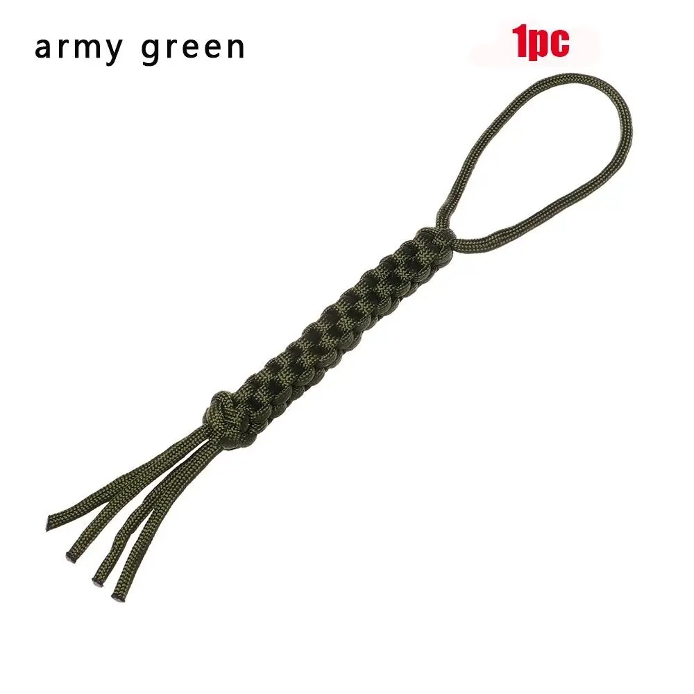 Паракордовый брелок с ножом Зеленый, army green-1pc