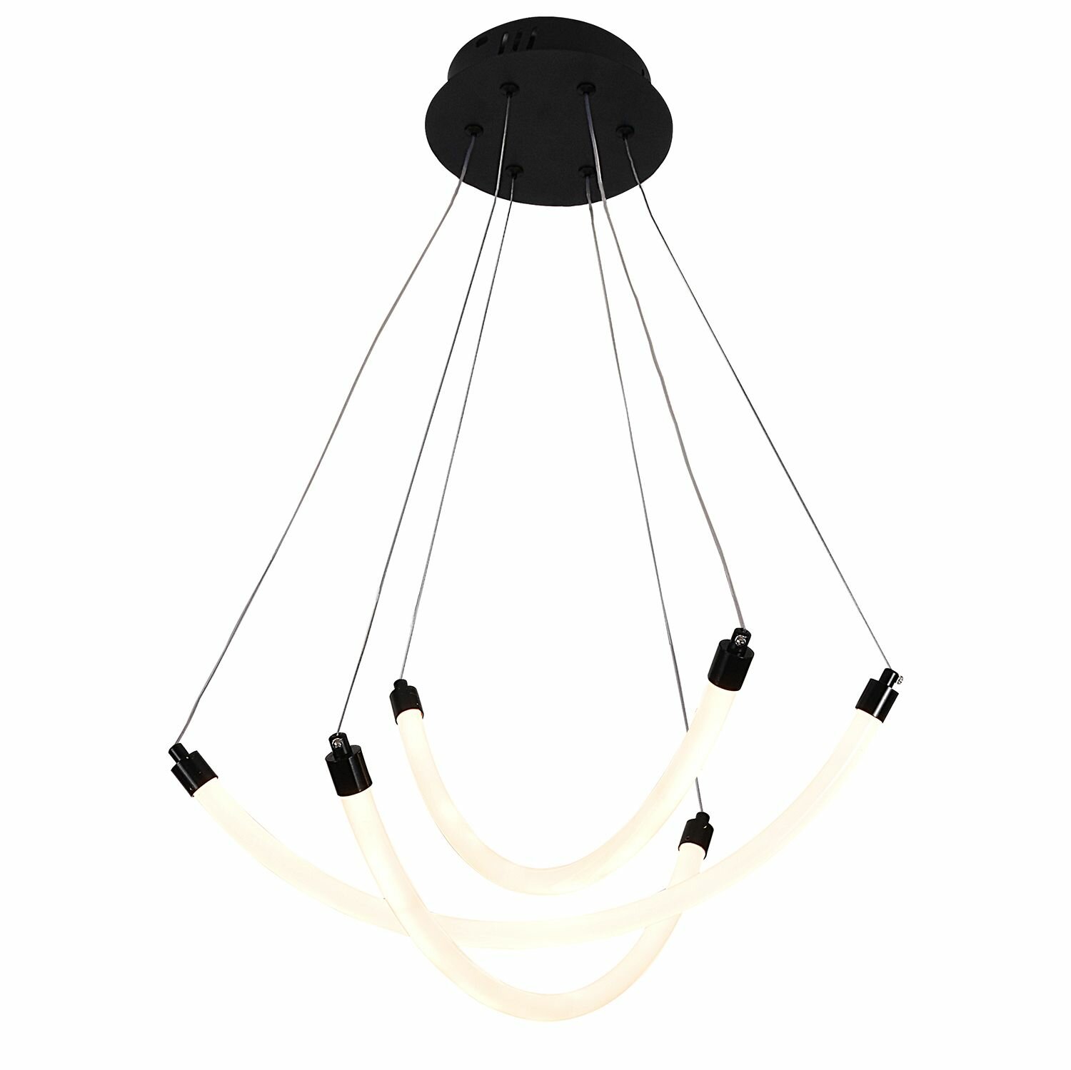 Подвесная люстра F-Promo Hammock D520*H1000/1800 LED цвет черный, арт. 4468-3P