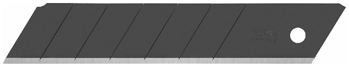 Сегментированные лезвия OLFA EXCEL BLACK 25х126х0.7 мм 5 шт. (OL-HBB-5B)